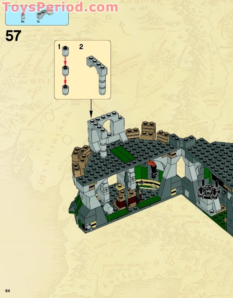 LEGO 9472 Attack on Weathertop Instructions and Parts List