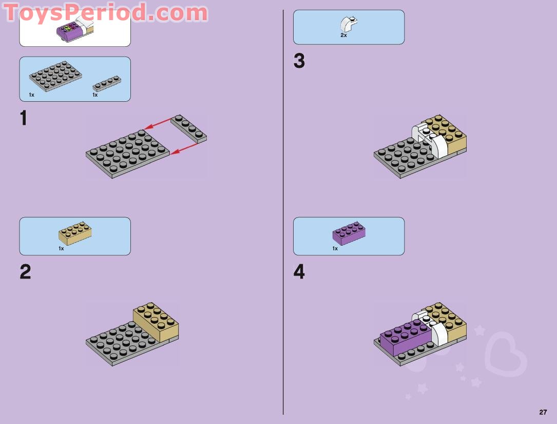 LEGO 41015 Dolphin Cruiser Instructions and Parts List