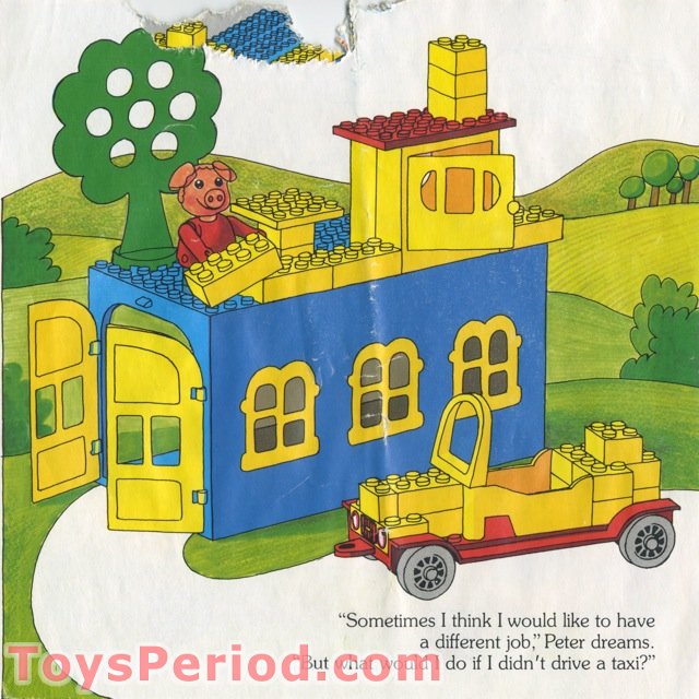 LEGO 128-1 Taxi Station Instructions and Parts List