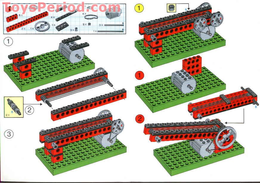 LEGO 1033 Building Instructions for Set 1032 Instructions and Parts List