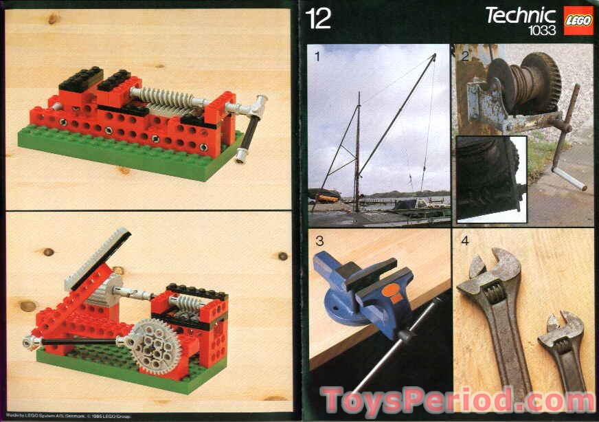 LEGO 1033 Building Instructions for Set 1032 Instructions and Parts List