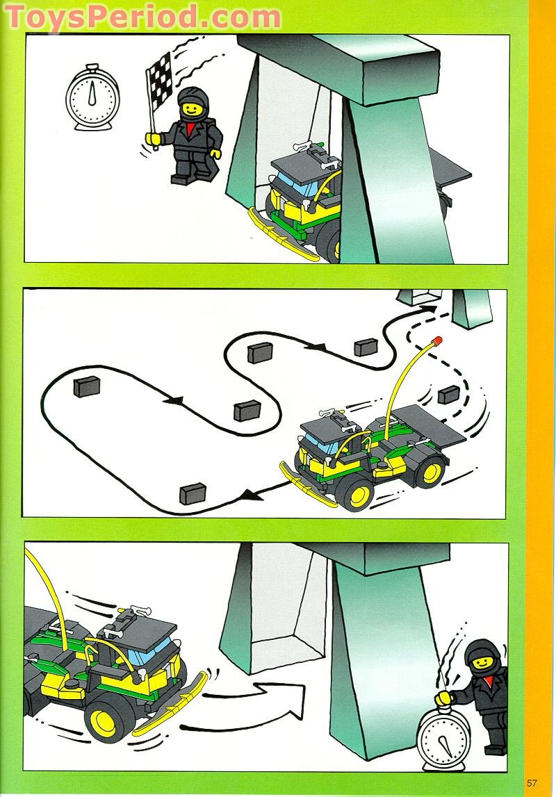 LEGO 5600 Radio Control Racer Instructions and Parts List