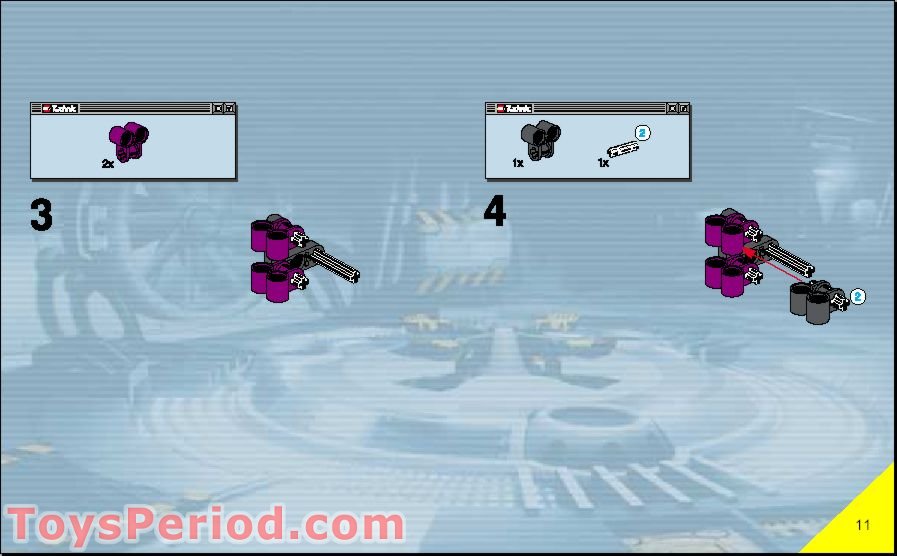 LEGO 5218 Pneumatic Pack Instructions and Parts List