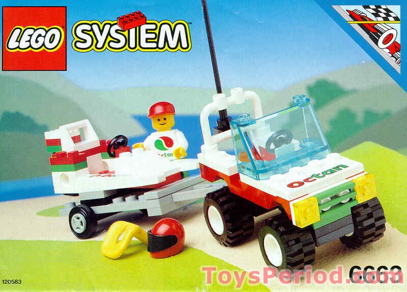 LEGO 6663 Wave Rebel Instructions and Parts List