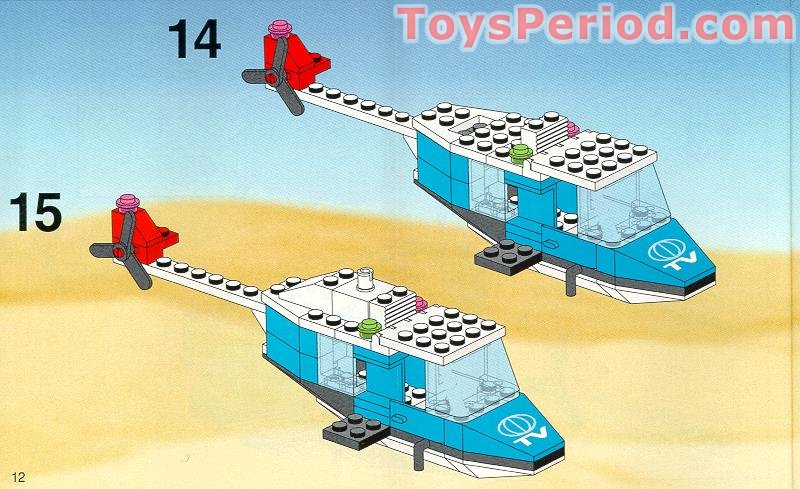 LEGO 6553 Crisis News Crew Instructions and Parts List