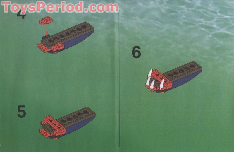 LEGO 7771 Angler Ambush Instructions and Parts List