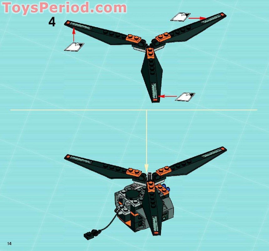 LEGO 8634 Mission 5: Turbocar Chase Instructions and Parts List