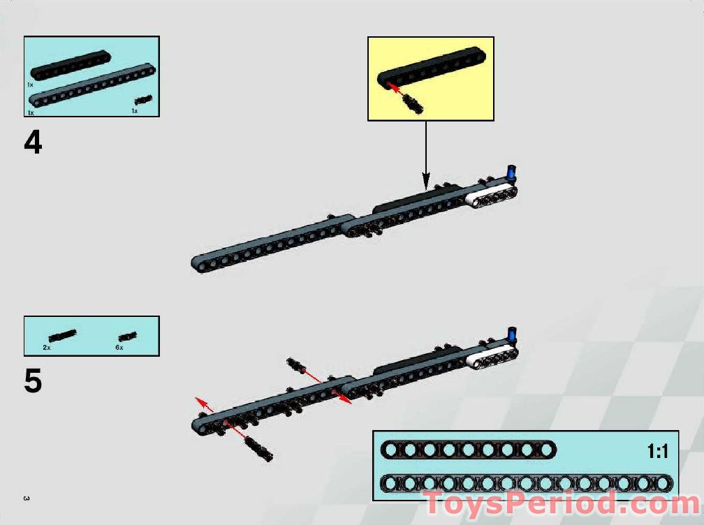 LEGO 8682 Nitro Intimidator Instructions and Parts List