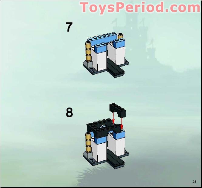 LEGO 8779 The Grand Tournament Instructions and Parts List