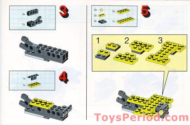 LEGO 8826 Atx Sport Cycle Instructions and Parts List