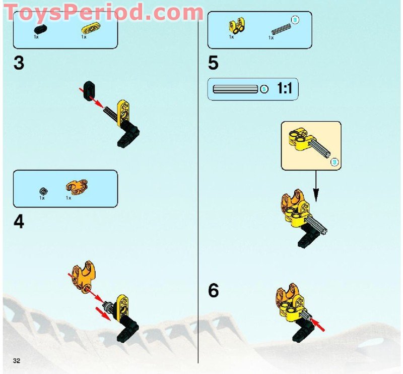 LEGO 8998 Toa Mata Nui Instructions and Parts List