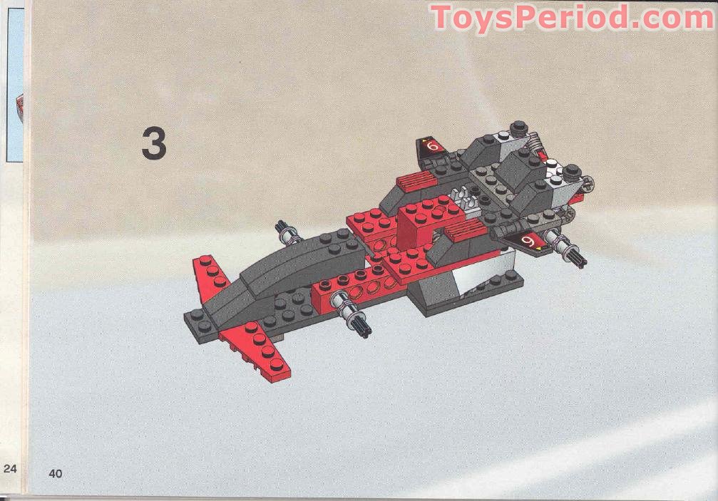 LEGO 8357 Zonic Strike Instructions and Parts List