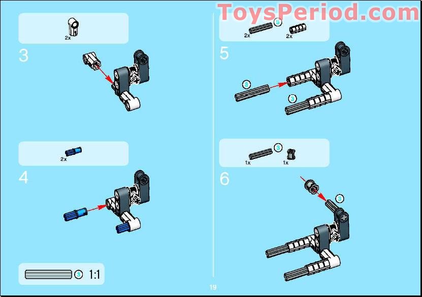 LEGO 8433 Cool Movers Instructions and Parts List