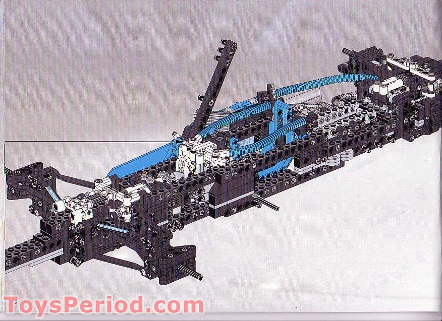 LEGO 8461 Williams F1 Team Racer Instructions and Parts List
