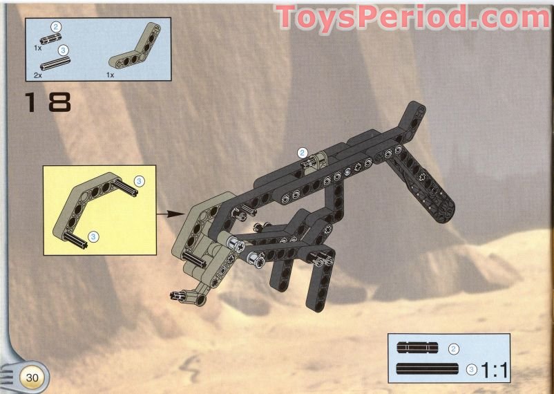 LEGO 8548 Nui-Jaga Instructions and Parts List
