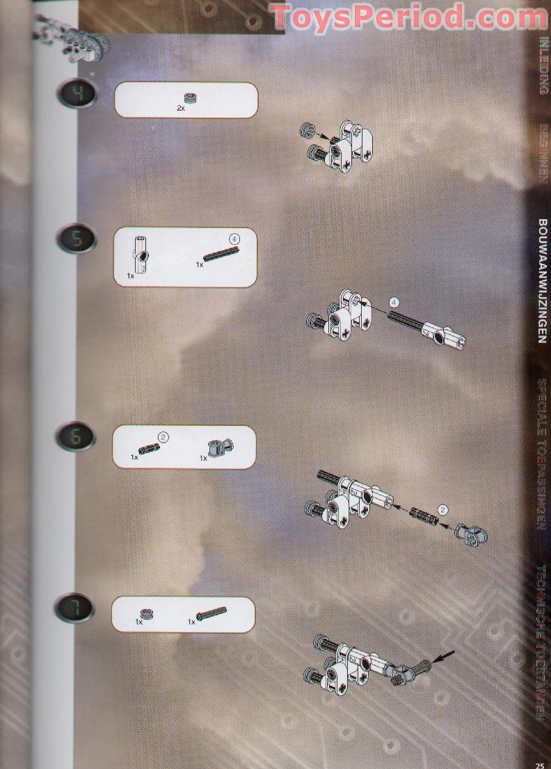 LEGO 9748 Droid Developer Kit Instructions and Parts List