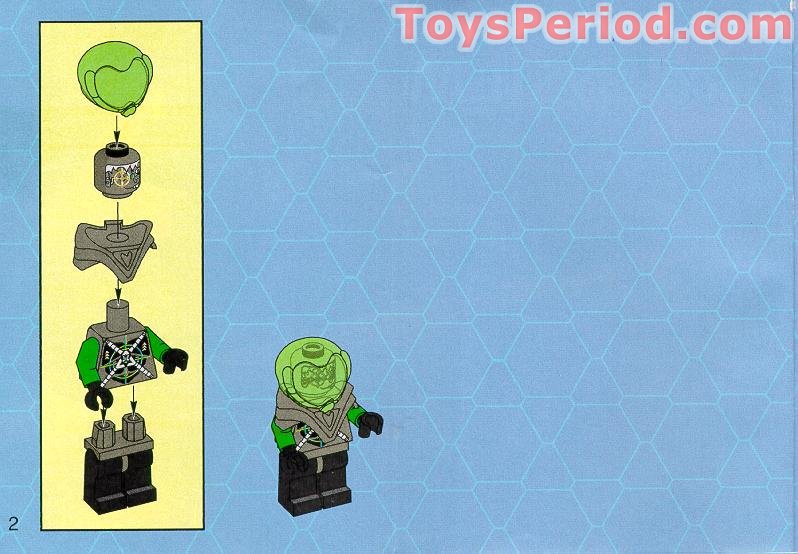 LEGO 2964 Space Spider Instructions and Parts List