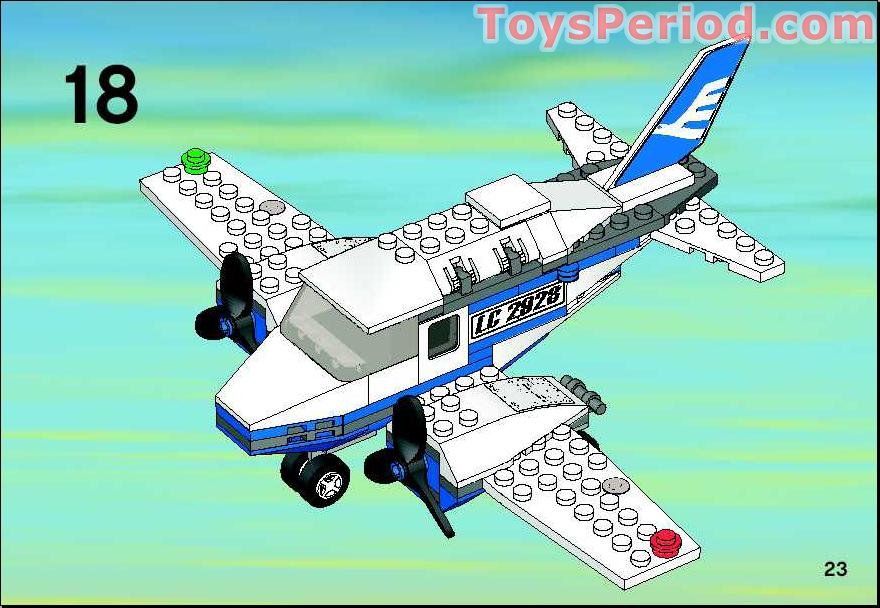 LEGO 2928-1 Airline Promotional Set Instructions and Parts List