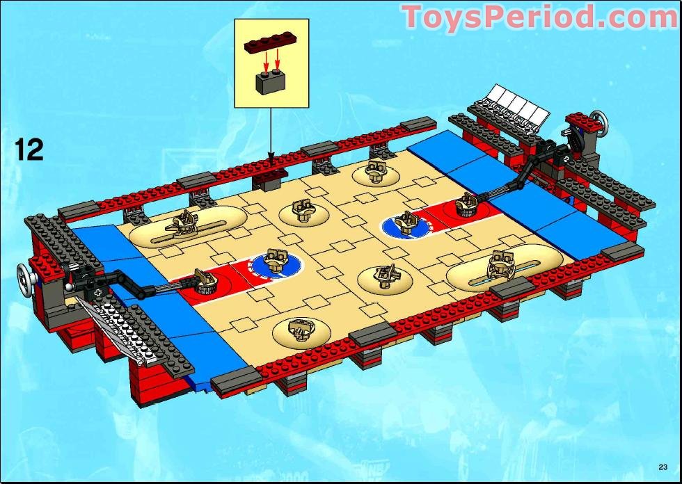 LEGO 3432 NBA Challenge Instructions and Parts List