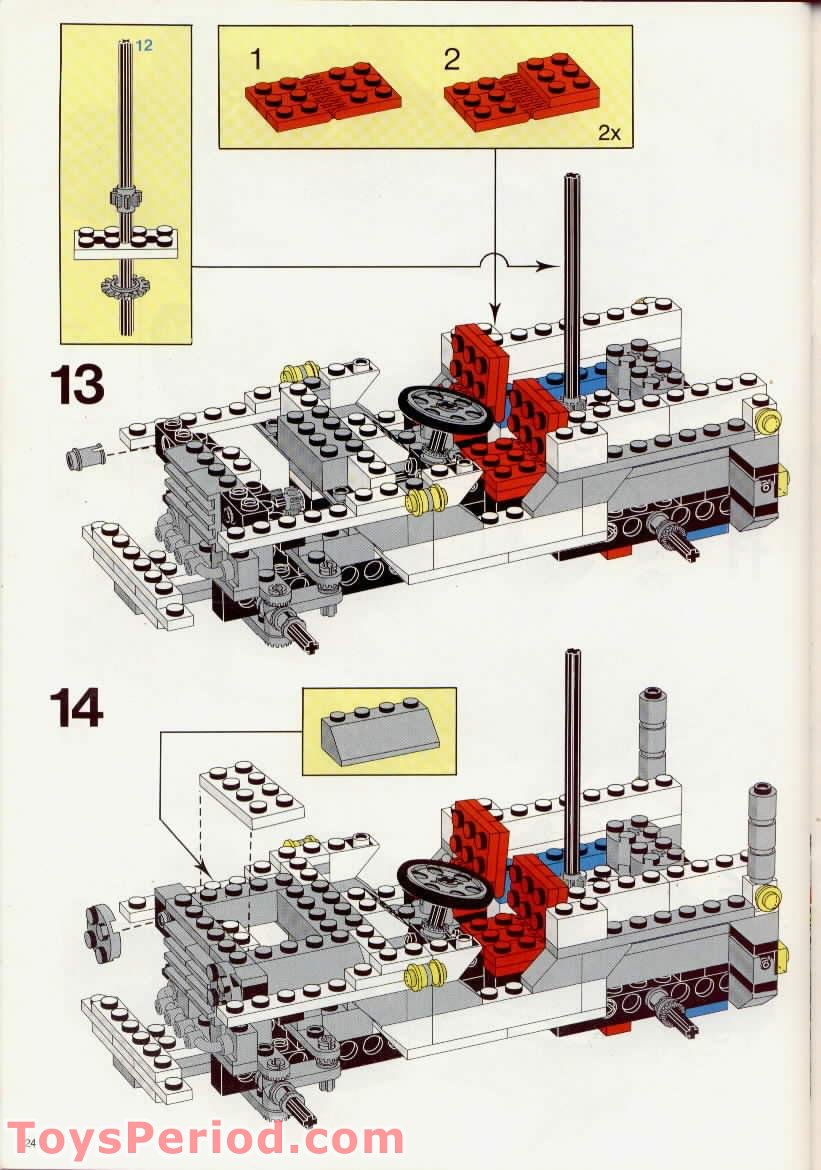 LEGO 5580 Highway Rig Instructions and Parts List