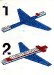 LEGO 687 Caravelle Plane Instructions and Parts List
