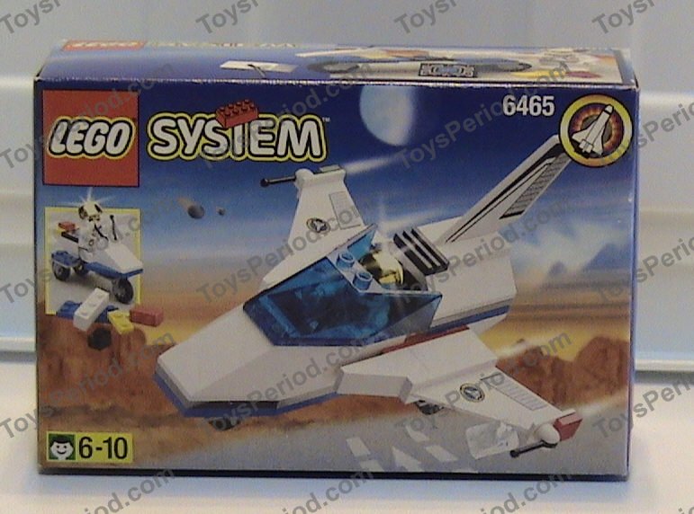 LEGO 6465 Space Port Jet Instructions and Parts List