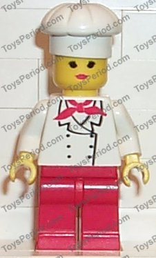 LEGO Sets with Minifigure chef008 Chef - Red Legs, Female