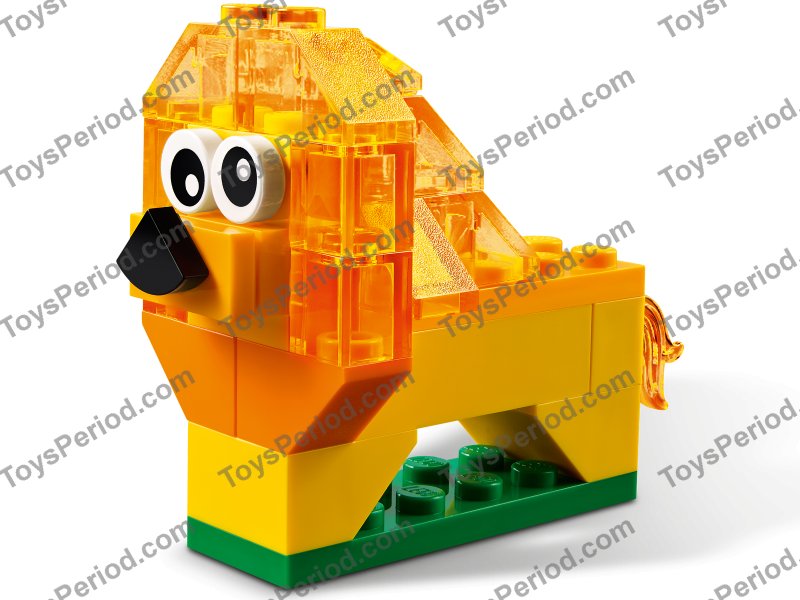 LEGO 11013 Creative Transparent Bricks Set Parts List