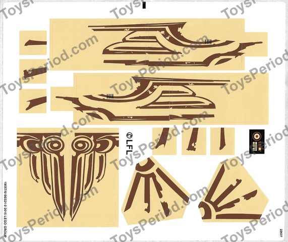 LEGO Sets with Part 75084stk01 Sticker Sheet for Set 75084 - (19557/ ...