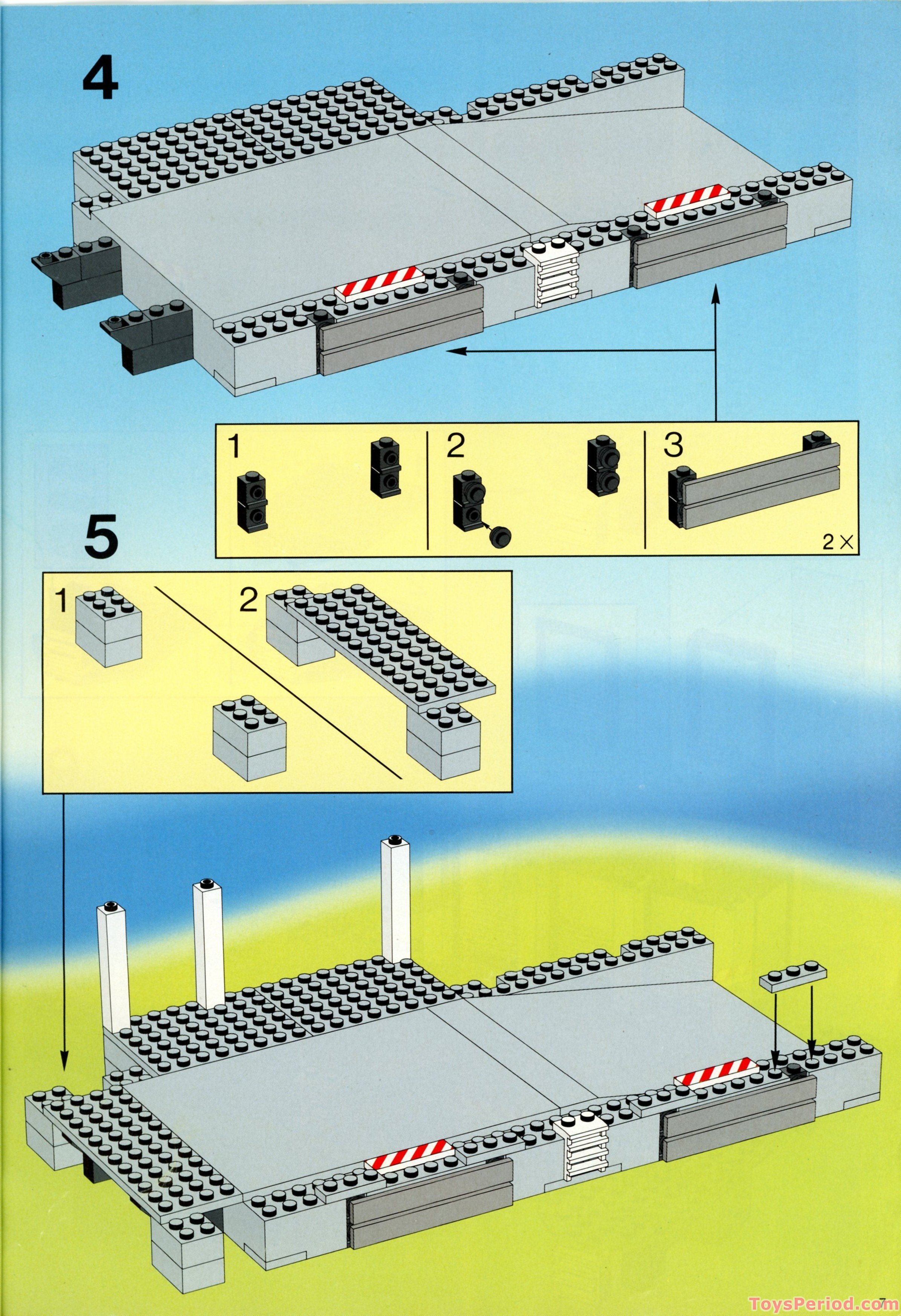 LEGO 6540 Pier Police Instructions and Parts List