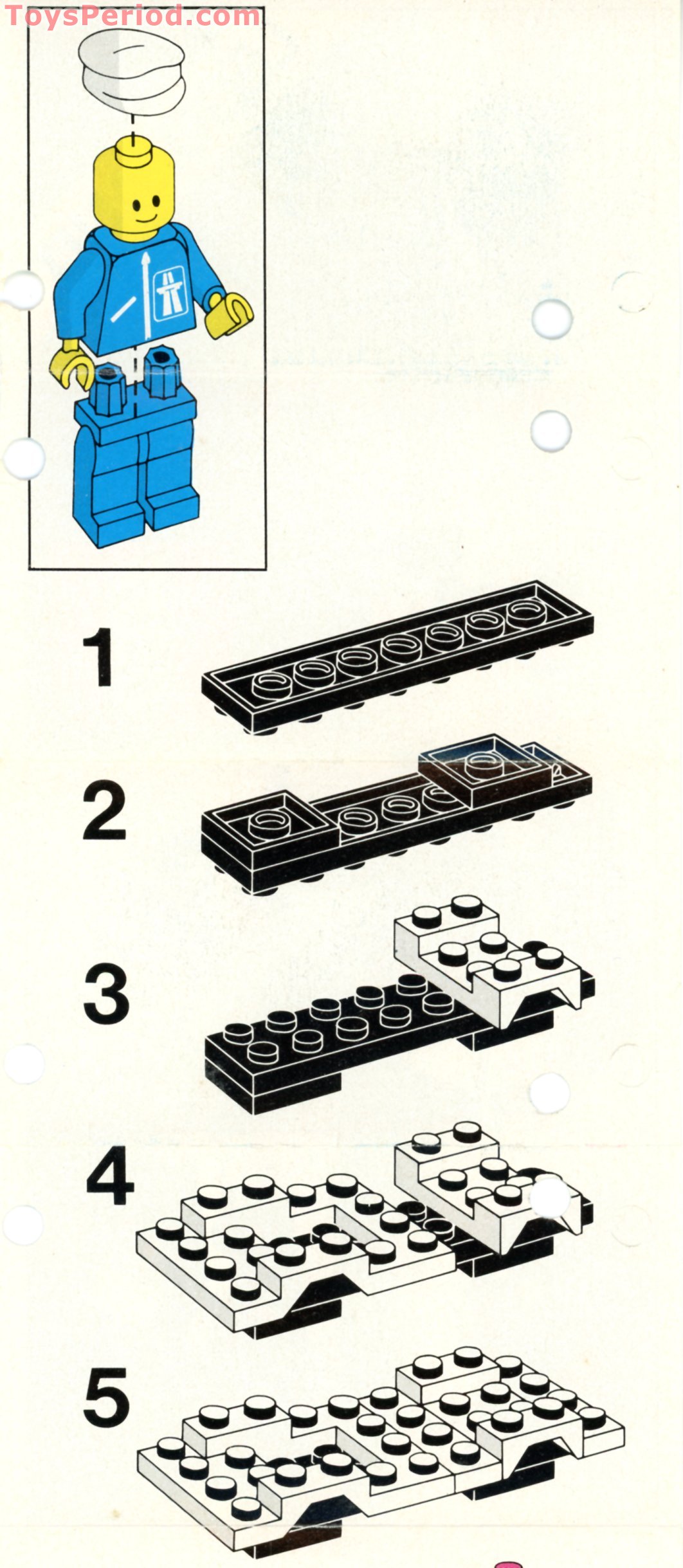 LEGO 6653 Highway Maintenance Truck Instructions and Parts List
