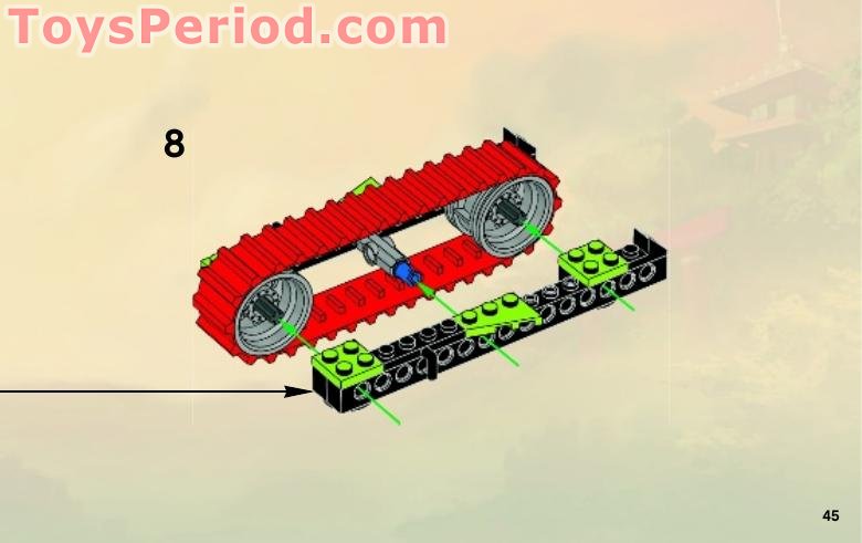 LEGO 70501 Warrior Bike Instructions and Parts List