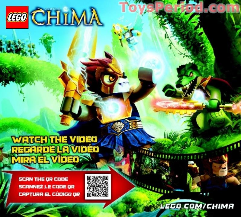 LEGO 70004 Wakz' Pack Tracker Instructions and Parts List