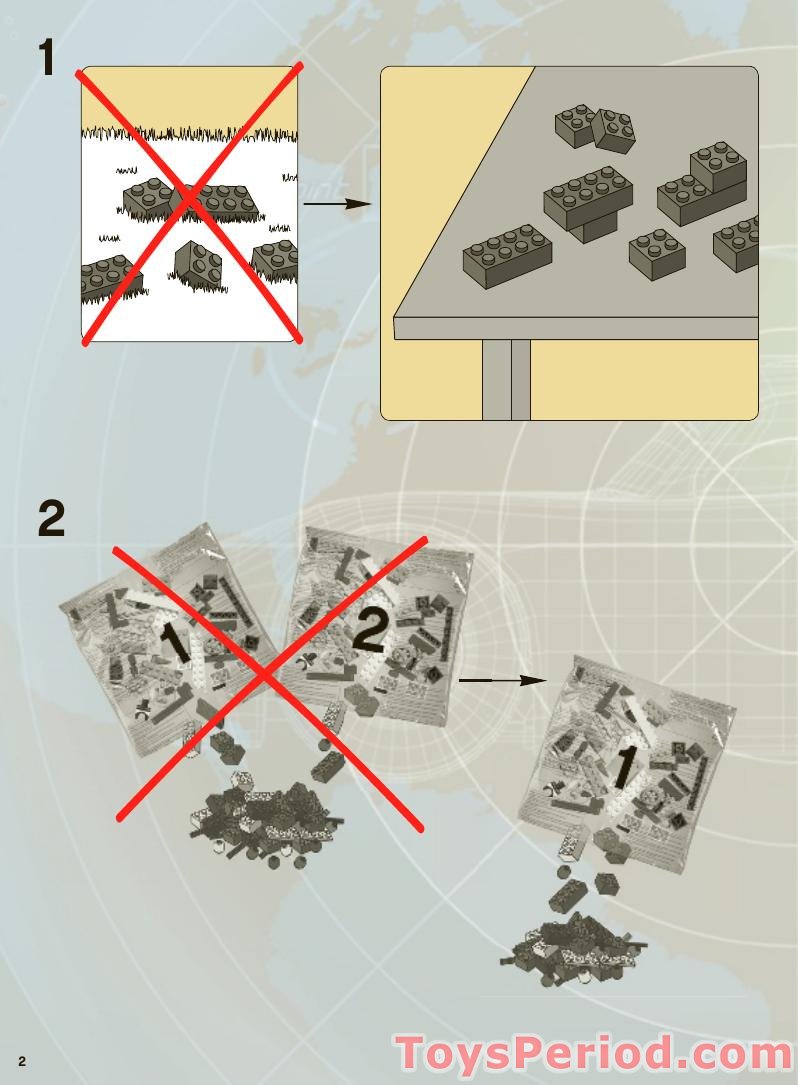LEGO 8487 Flo's V8 Cafe Instructions and Parts List