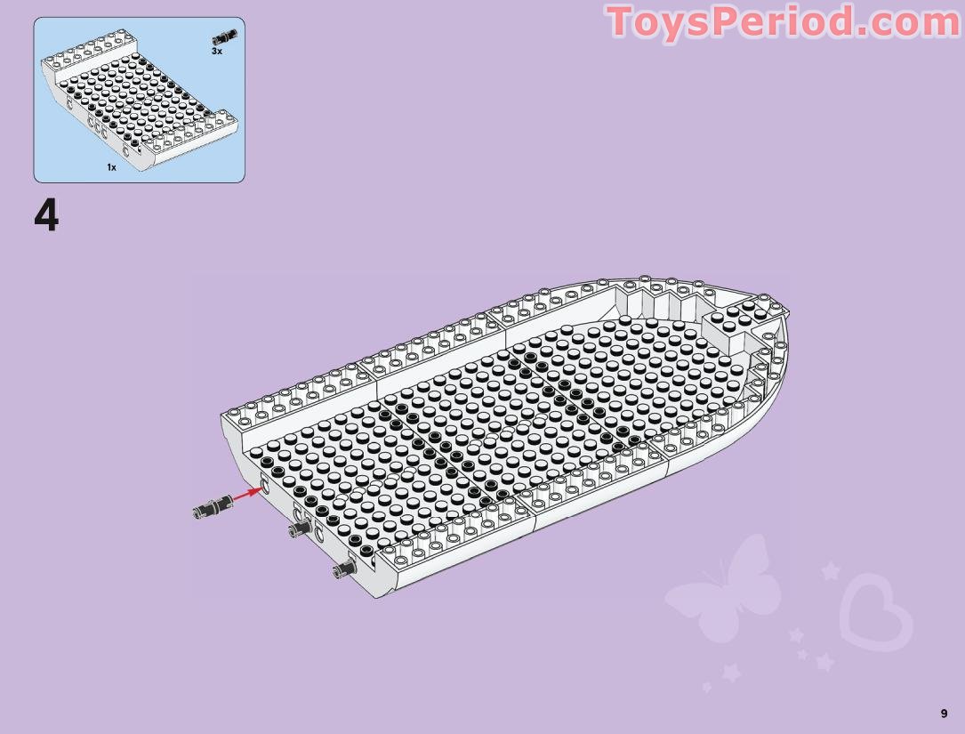 LEGO 41015 Dolphin Cruiser Instructions and Parts List