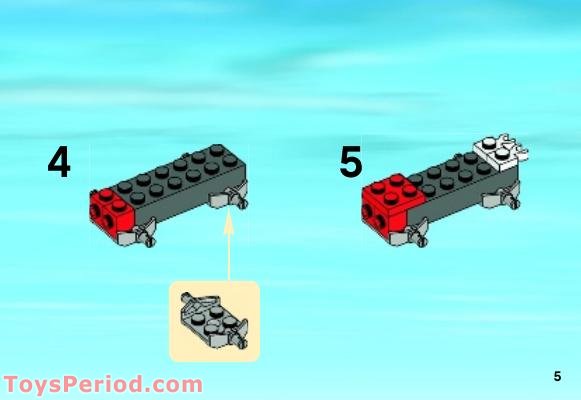 LEGO 4427 Fire ATV Instructions and Parts List