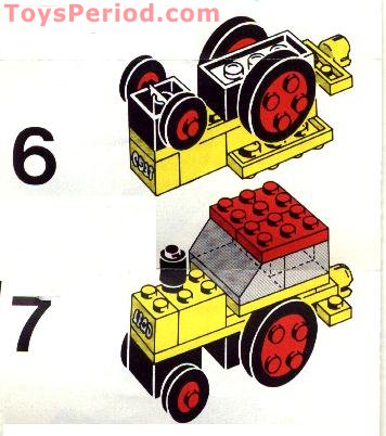 LEGO 686 Tipper Trucks and Loader Instructions and Parts List