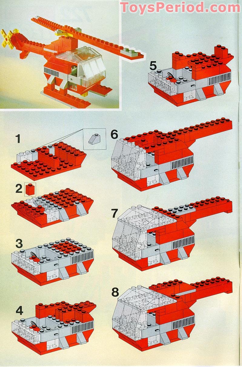 LEGO 722-1 Universal Building Set Instructions and Parts List