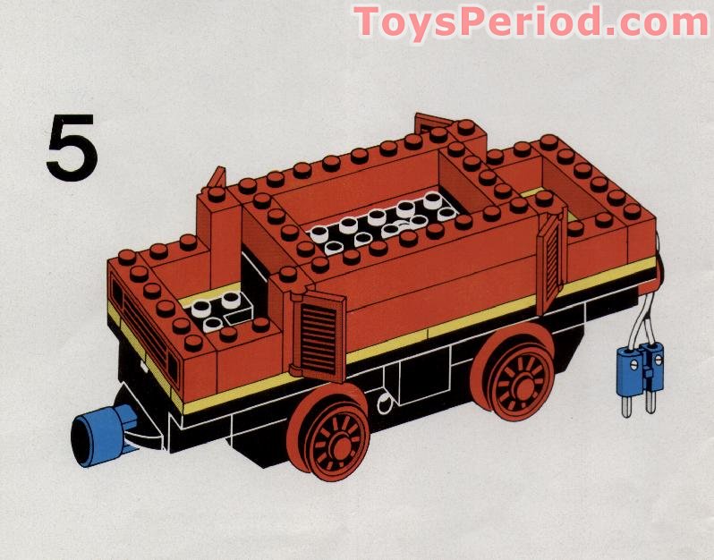 LEGO 183 Complete Train Set with Motor and Signal Instructions and ...