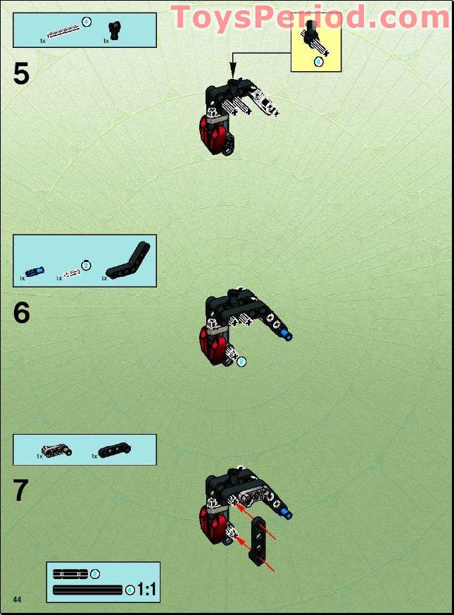 LEGO 10203 Voporak Instructions and Parts List