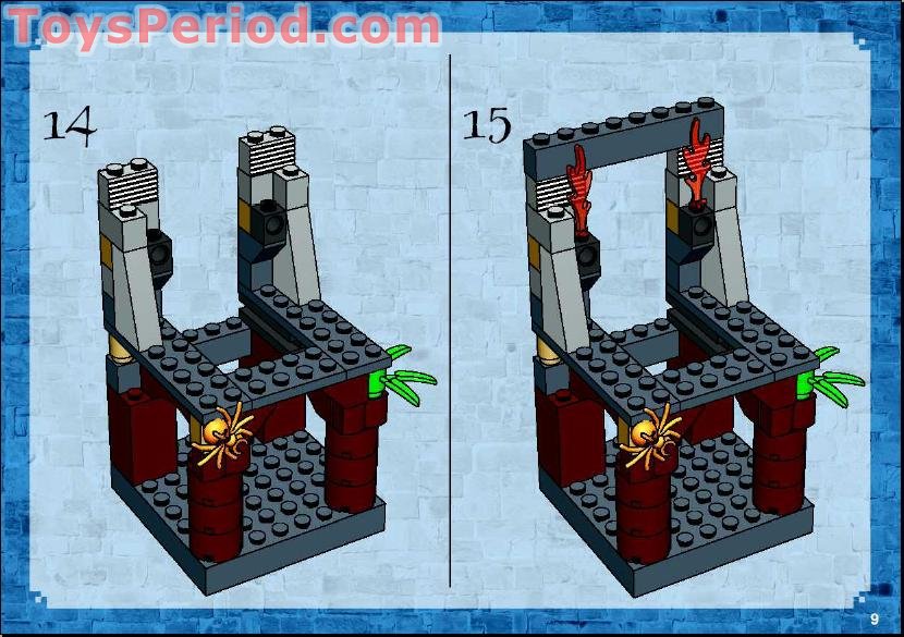 LEGO 4751 Harry and the Marauder's Map Instructions and Parts List