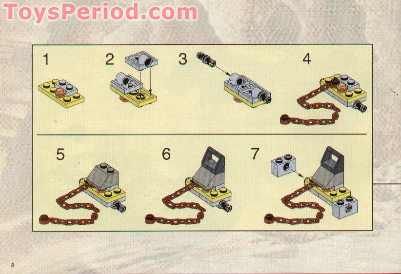 LEGO 4950 Loader-Dozer Instructions and Parts List