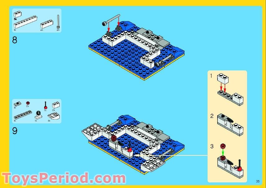 LEGO 4997 Transport Ferry Instructions and Parts List