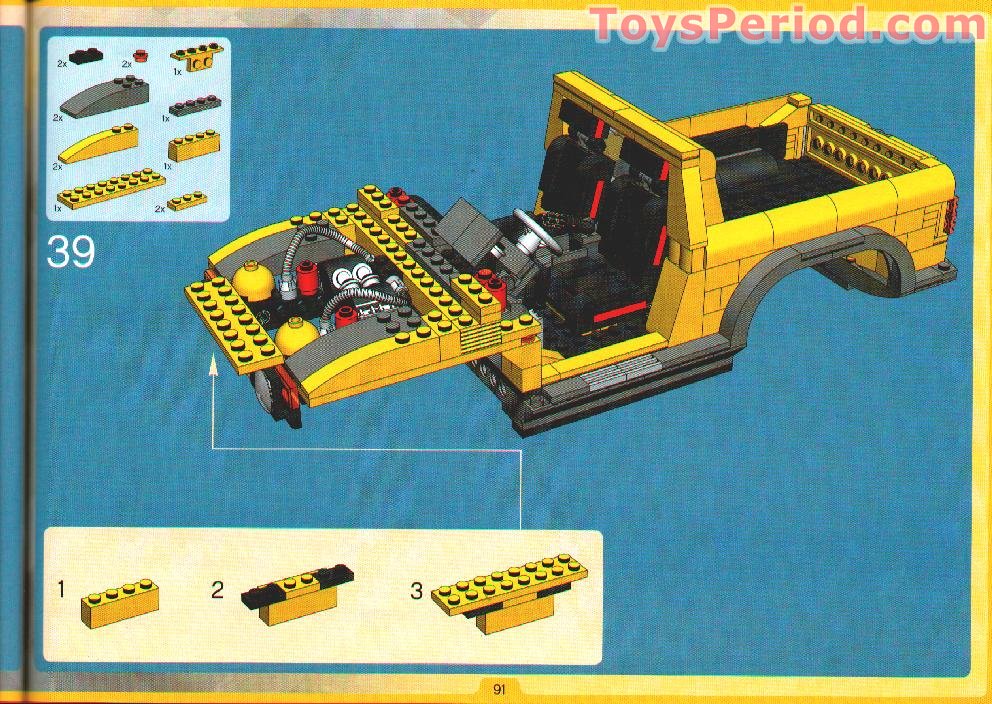 LEGO 4404 Land Busters Instructions and Parts List
