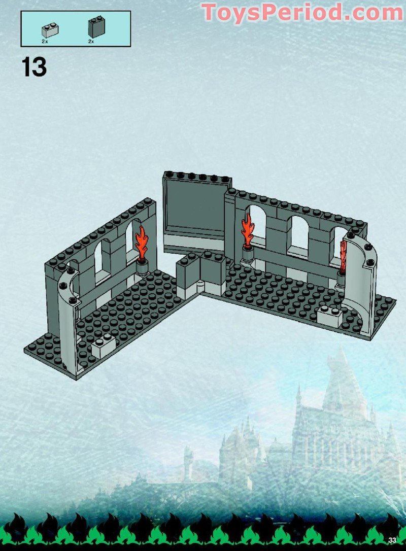 LEGO 5378 Hogwarts Castle (3rd Edition) Instructions and Parts List