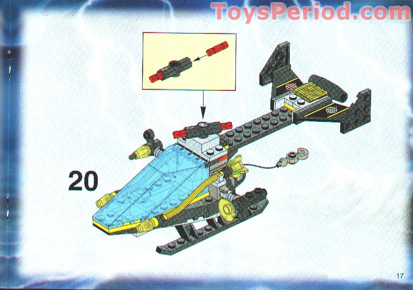 LEGO 6773 Alpha Team Helicopter Instructions and Parts List