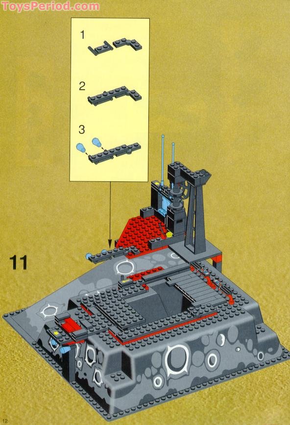 LEGO 6959 Lunar Launch Site Instructions and Parts List