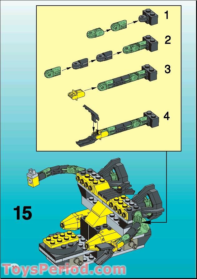 LEGO 6150 Crystal Detector Instructions and Parts List