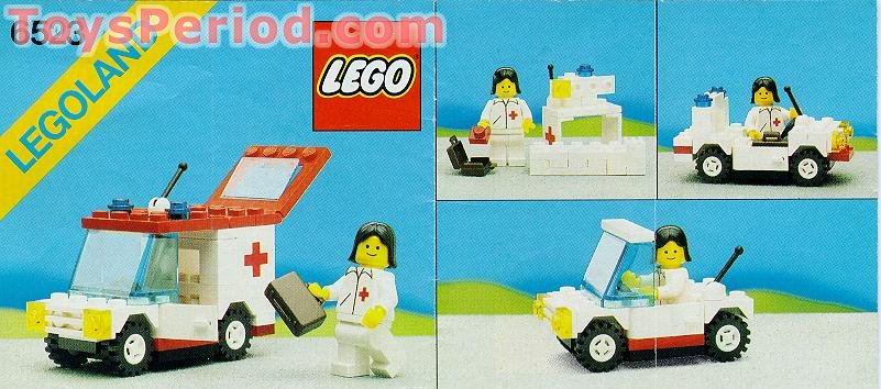 LEGO 6523 Red Cross Instructions and Parts List