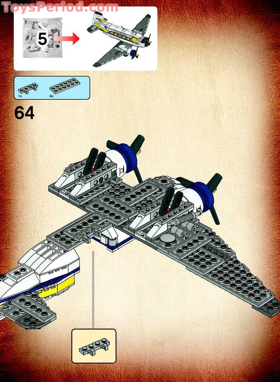 LEGO 7628 Peril in Peru Set Parts Inventory and Instructions - LEGO ...
